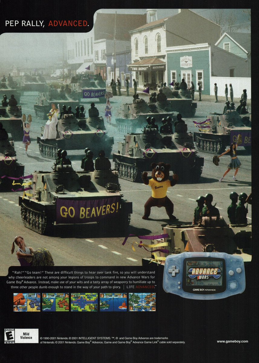 Advance Wars - Game Boy Advance ad (2001). VideoGameArt&Tidbits ...