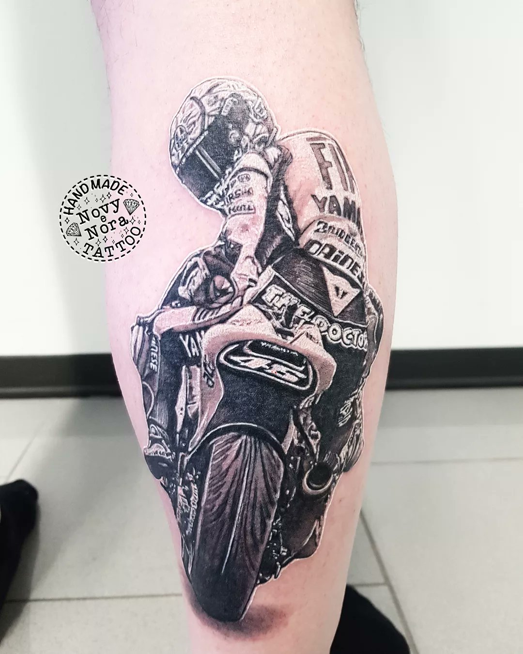 Valentino Rossi Portrait Tattoos