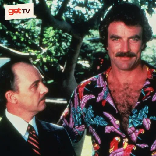 John Hillerman And Tom Selleck