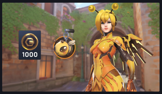 Doodle on Twitter: "RT @skiesti_: AAAAA BEE MERCY COMES WITH A BEE CHARM 😭🐝"