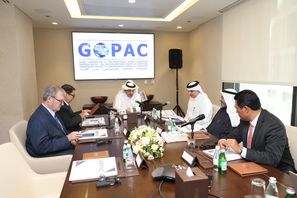 Qatar News Agency on Twitter: "Global Organization of Parliamentarians Against Corruption (GOPAC ...