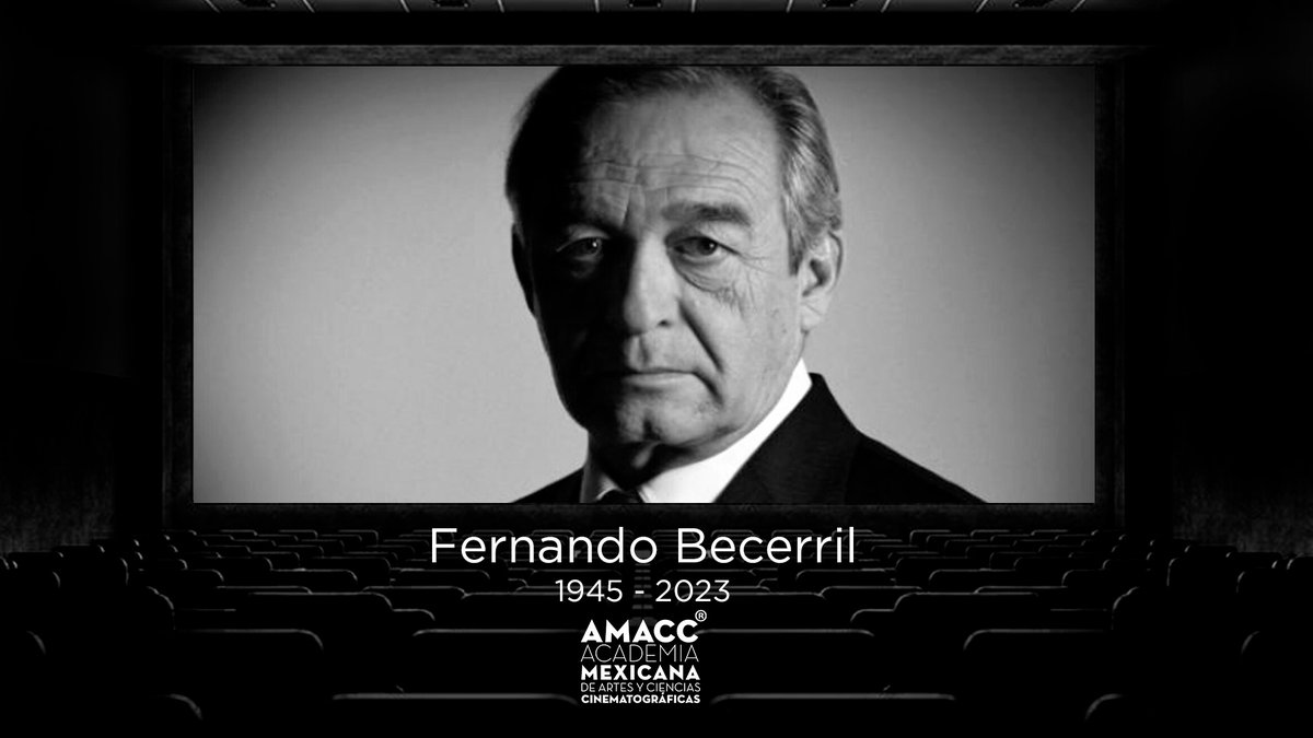 AMACC on Twitter: "La AMACC lamenta el fallecimiento de Fernando Becerril, actor que formó parte ...