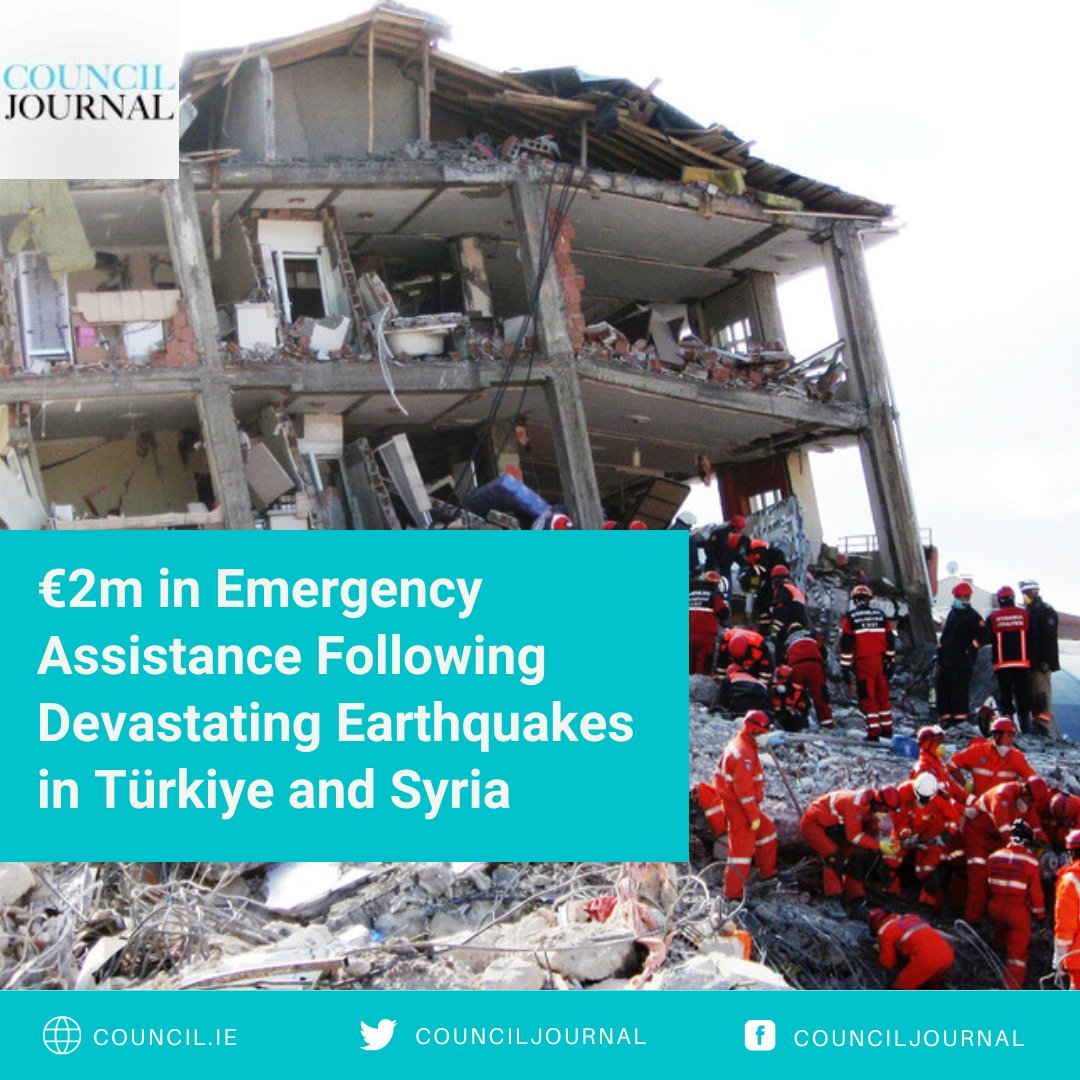 Council Journal on Twitter: "€2m in Emergency Assistance Following Devastating Earthquakes in ...