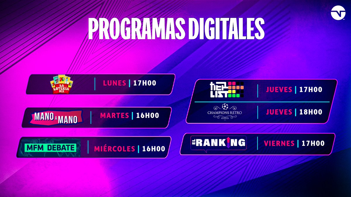 Majo González on Twitter: "RT @tntsportsmex: ¡Qué programación! 📱💻 No olvides que te esperamos ...