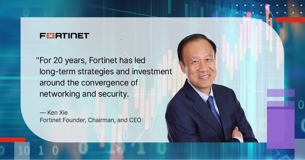 Fortinet on Twitter: ".@KenXieFortinet, #Fortinet Founder, Chairman, and CEO, comments on our ...