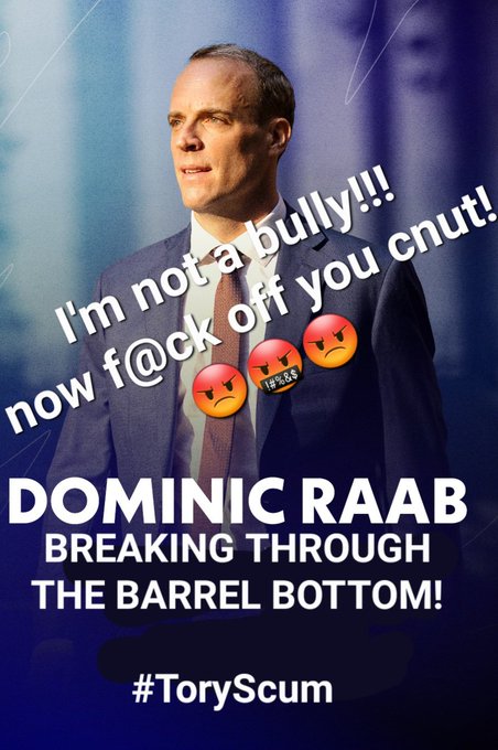Cass Blakeman ️📚 📖 Fbpe 🇪🇺 🌱 Toriesout 💙 On Twitter Dominic Raab