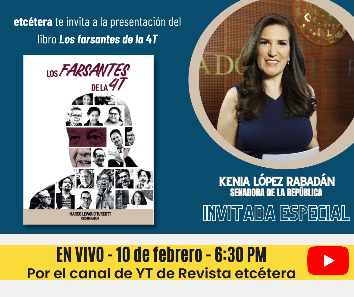 etcétera on Twitter: "Este viernes 10 de febrero te invitamos a la presentación del libro # ...