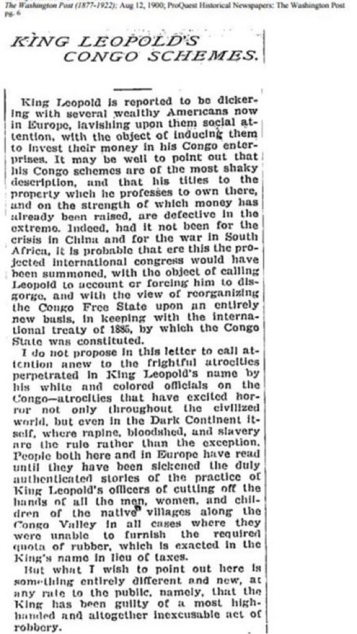 African History on Twitter: "Here's an article from the Washington Post ...