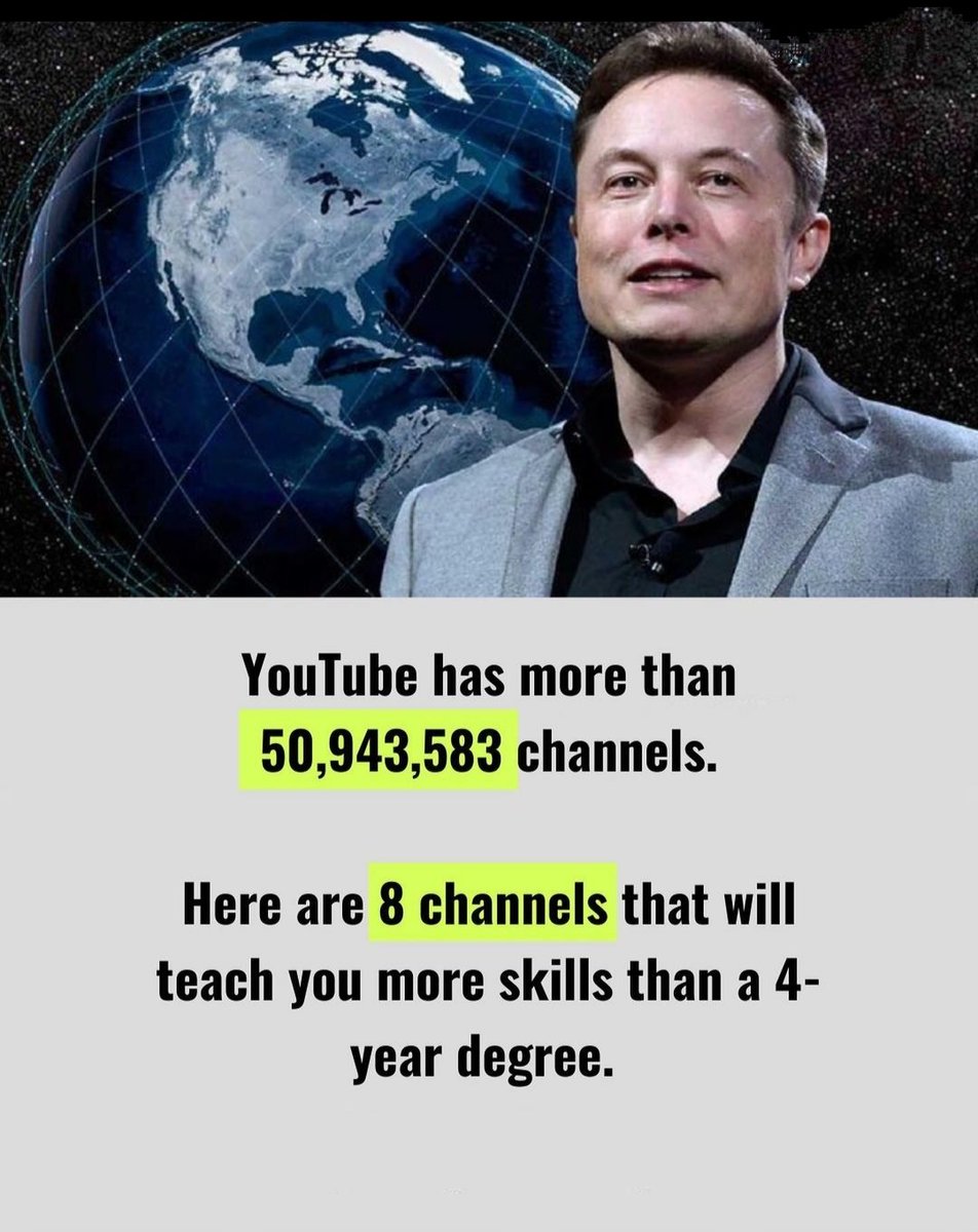 8 YouTube Channels That Will Transform Your Life And Mind: - Thread ...