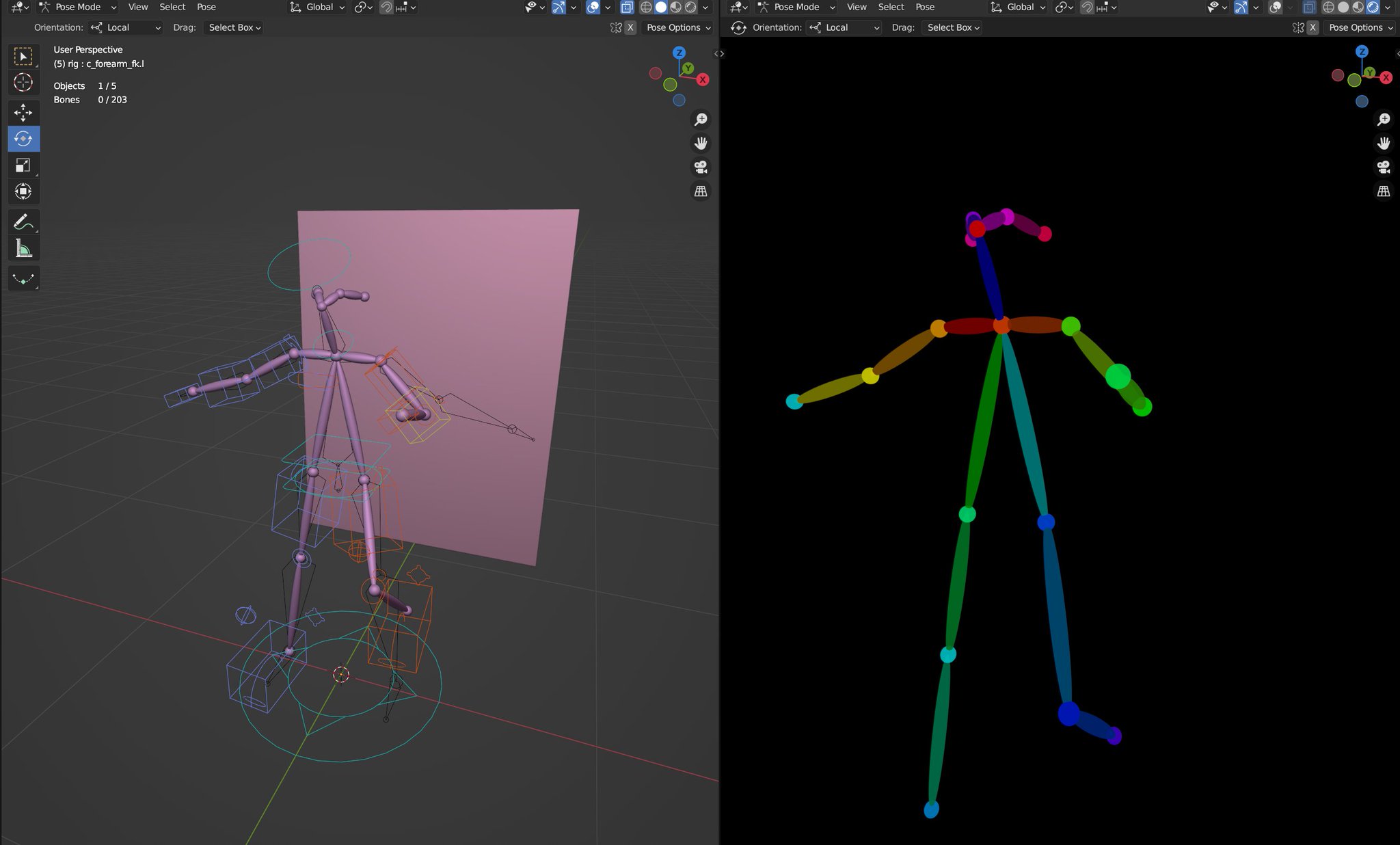 forasteran on Twitter: "blenderのコレ使うとControlNetのpose用の画像吐ける ↓ Character bones that look like ...
