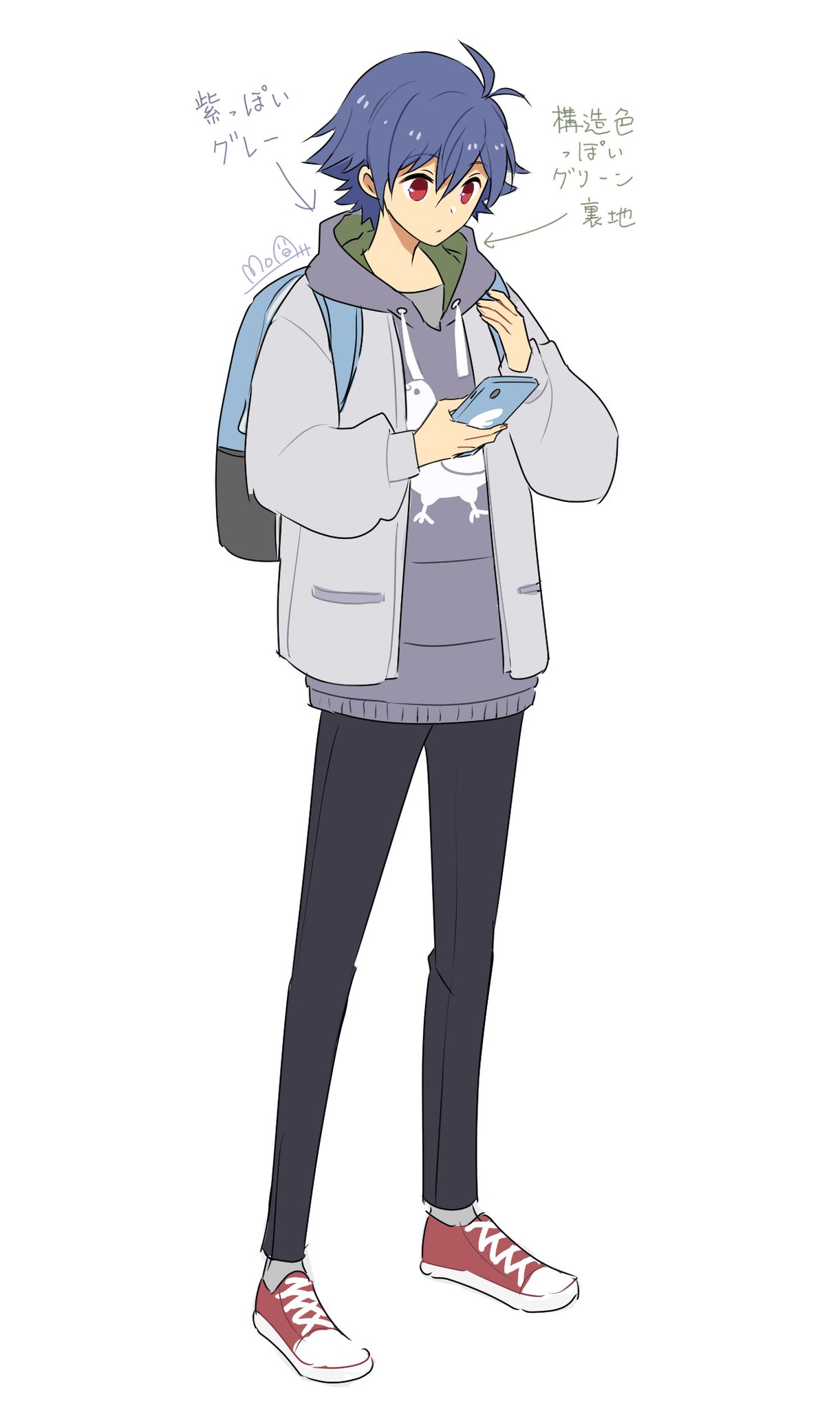 Moa on Twitter: "こういう配色の方がドバトパーカーっぽいかも #ArtworkMoa810 https://t.co/SEk3vvHNTG" / Twitter