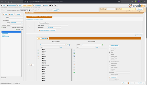 Ptrace Security GmbH on Twitter: "Vulnerability Causing Deletion of All Users in CrushFTP Admin ...