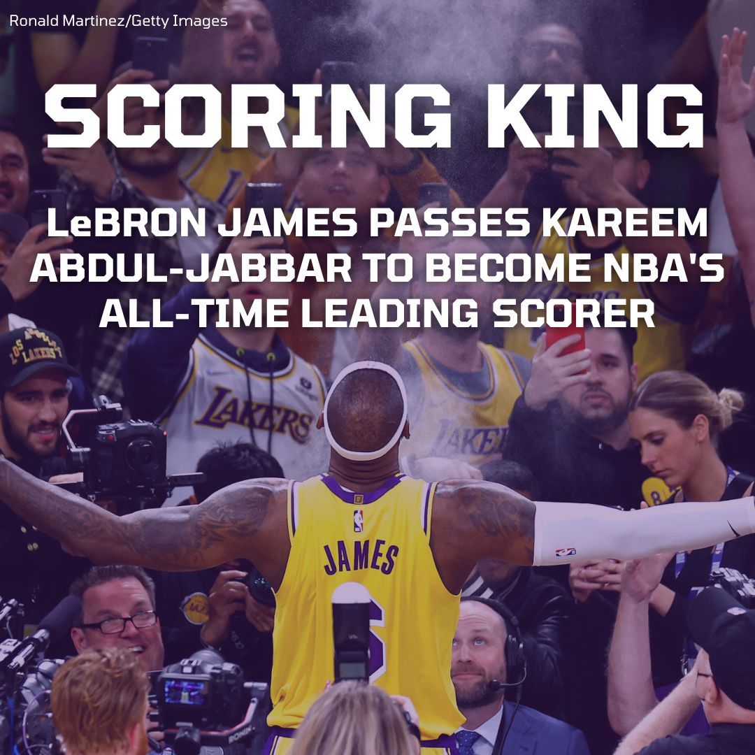 Ron C On Twitter Rt Foxla Scoring Kingπ Lebron James Officially