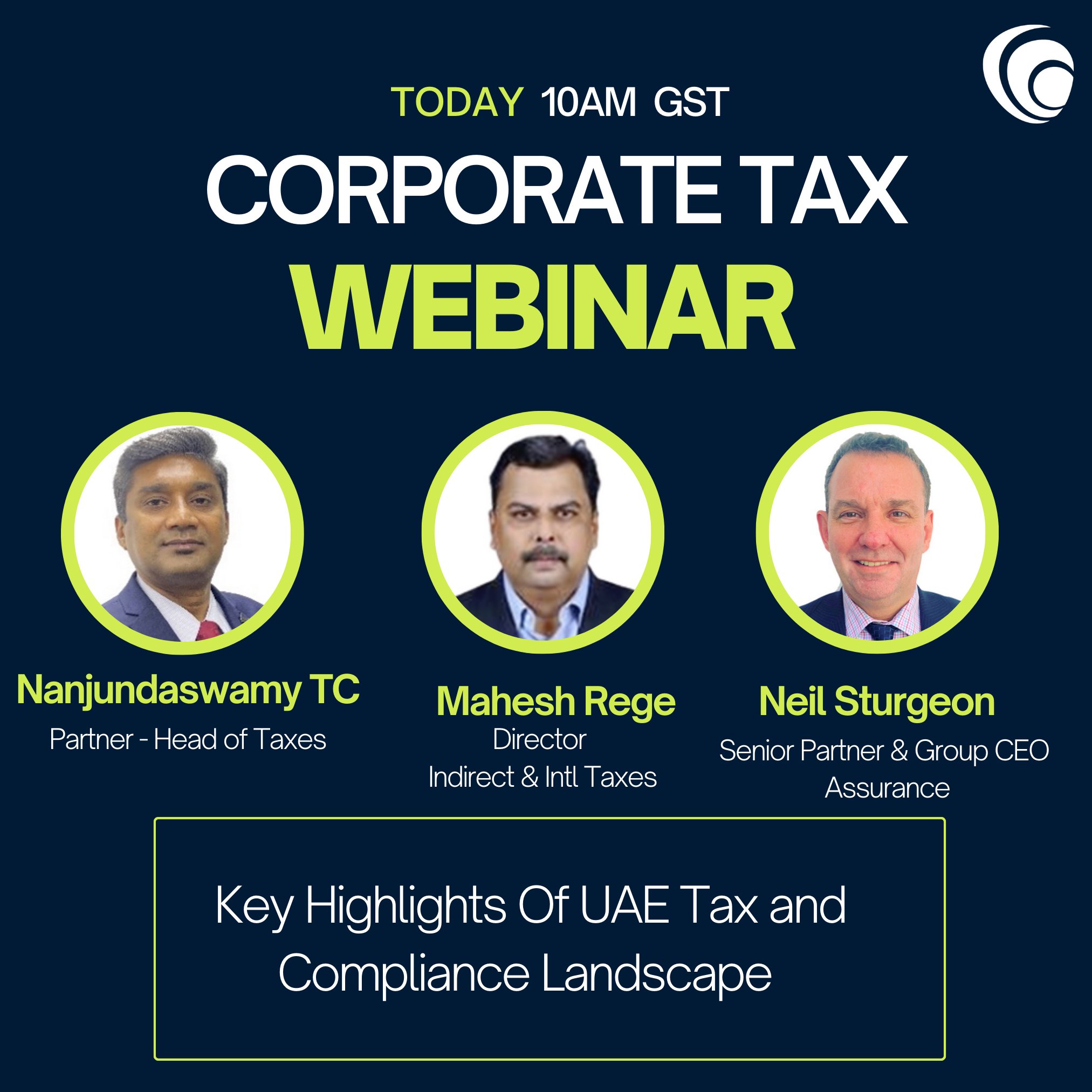 Baker Tilly Middle East on Twitter: "Join us Today at 10 AM for our upcoming online session that ...