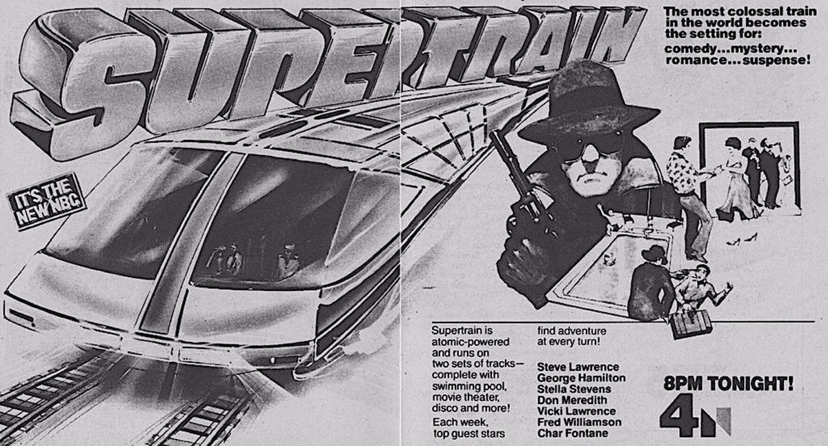 RetroNewsNow on Twitter: "📺DEBUT: 'Supertrain' premiered 44 years ago, February 7, 1979, on NBC"