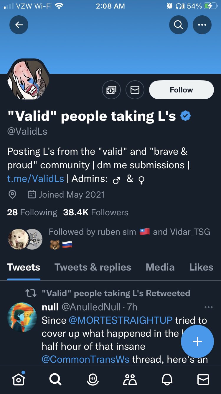 OrrinC on Twitter: "@realRubenSim Why are you following “Valid” people taking Ls??? 😭😭😭 https ...