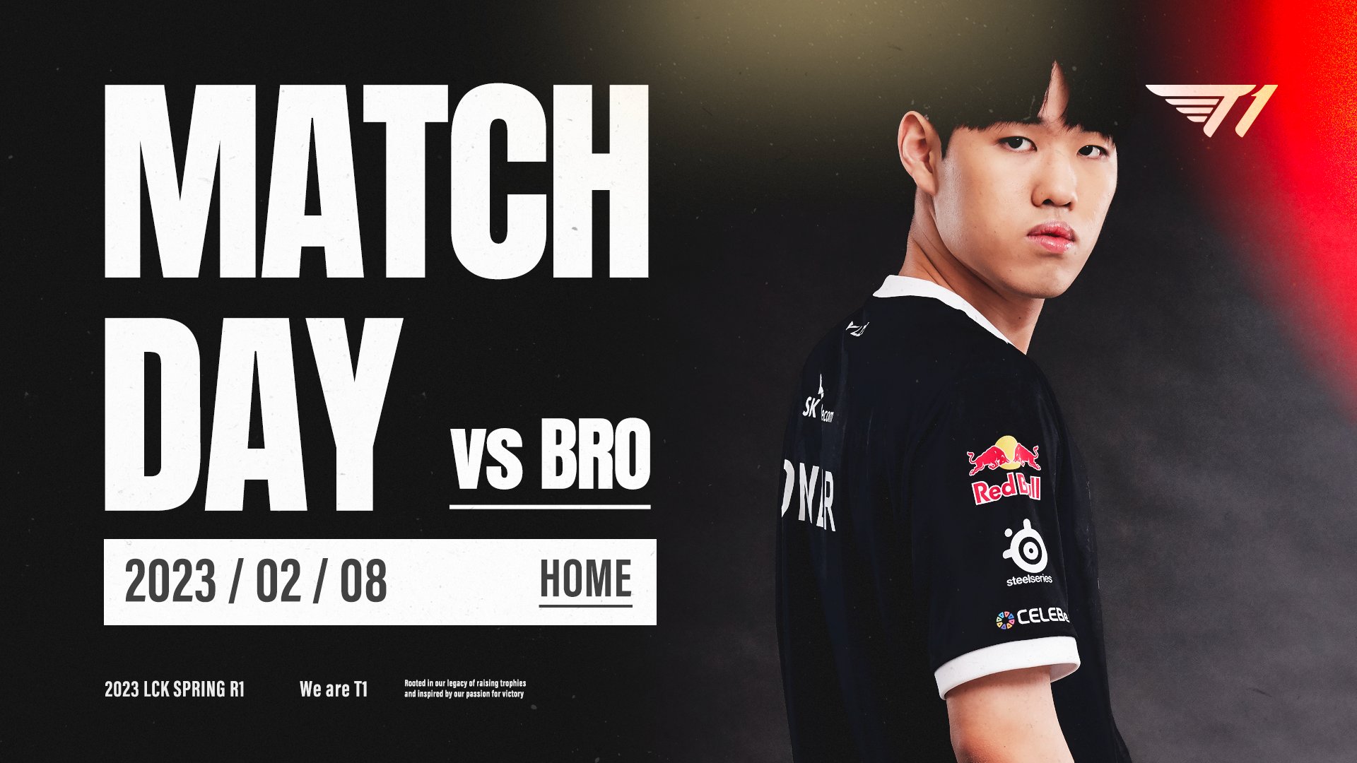 T1 LoL on Twitter: "[2023 #LCK Spring R1 M7 vs. BRO] 브리온, 브링 잇 온! Come on BRO, @Brionesports! ⏰ ...