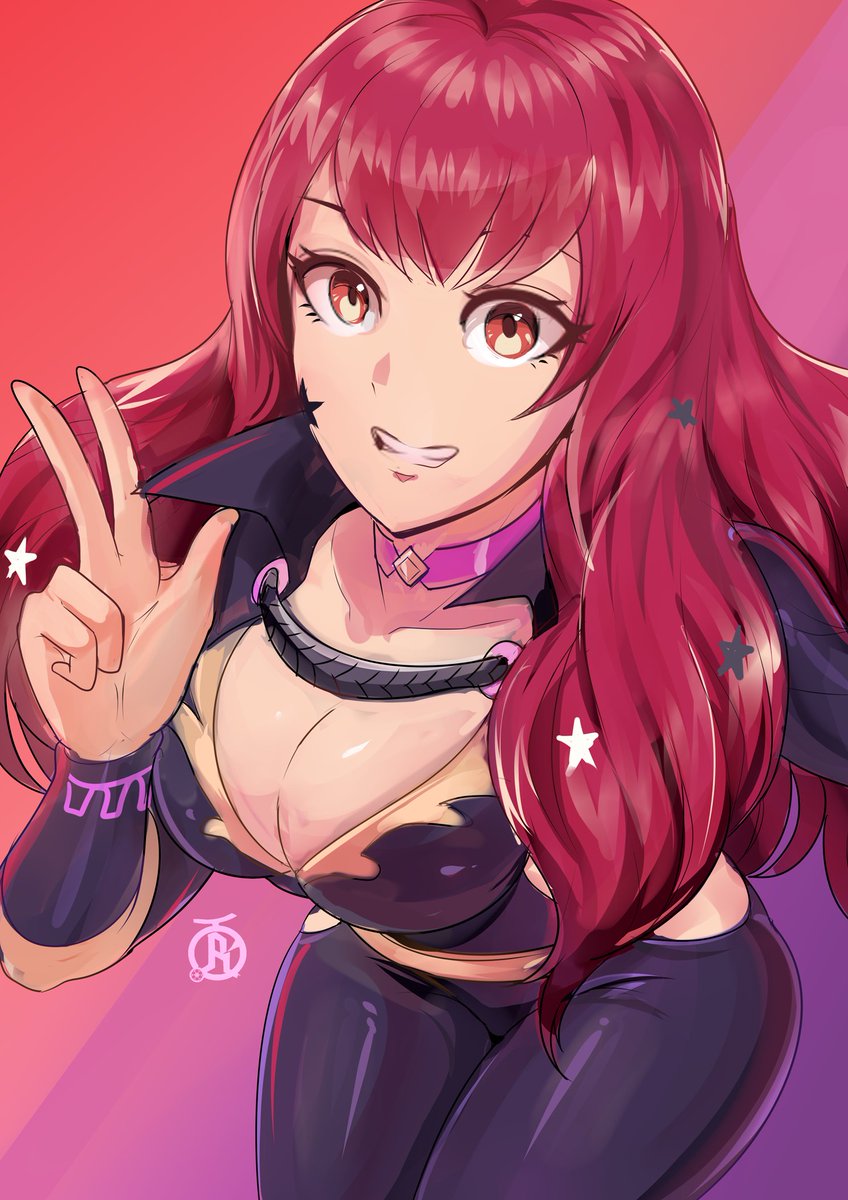 The Black Clover on Twitter: "RT @revolverwing: Getting my groove back with Yunaka being cute"