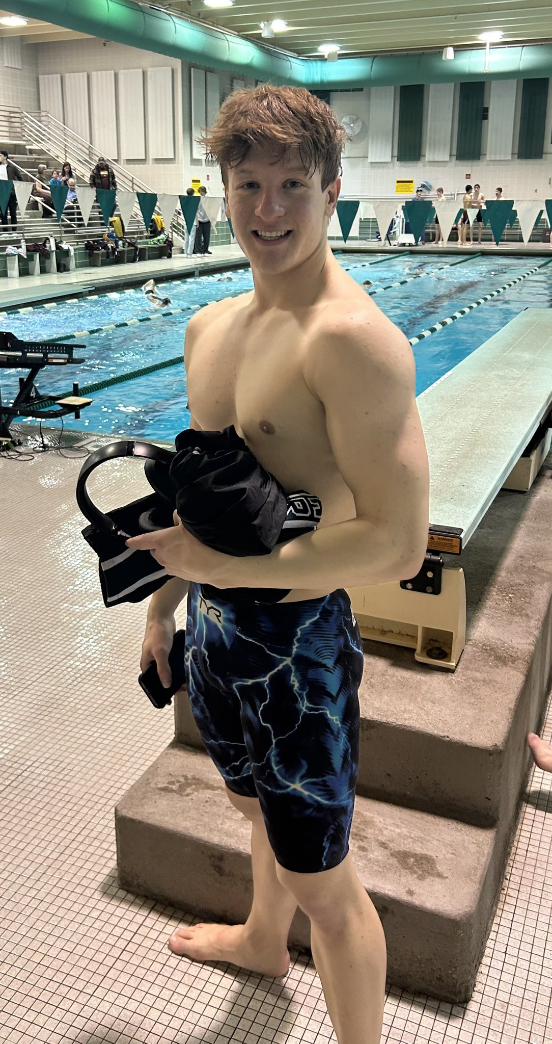 Gary LeMay on Twitter: "Park Senior Mitchell LeMay breaks Matt Glenna’s 100 freestyle record,set ...