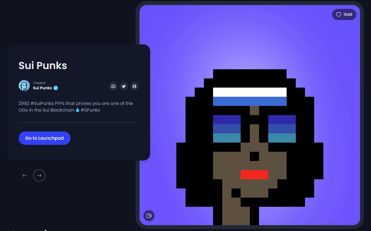 BlueMove on Twitter: "🚀UPCOMING LAUNCHPAD - SUI PUNKS Get ready to claim your spot as an OG in ...