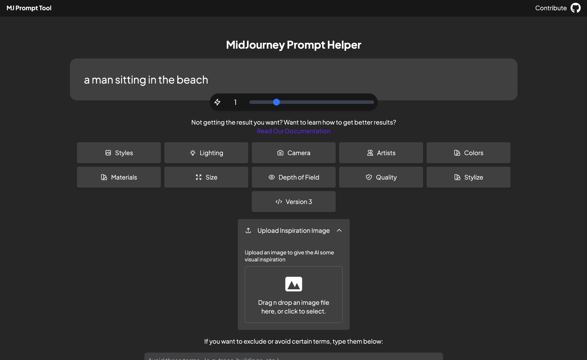 章工GPT on Twitter: "实用工具推荐： MidJourney 提示助手 AI 绘图发展的太快了，想要得到理想的效果需要好的关键词，这个工具是一个开源的视觉化工具，可以辅助生成关键 ...