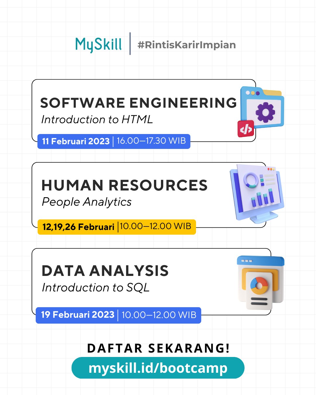 MySkill - Si Paling Belajar 💎 on Twitter: "Bisa cek di sini ya untuk jadwal kelasnya Daftar ...