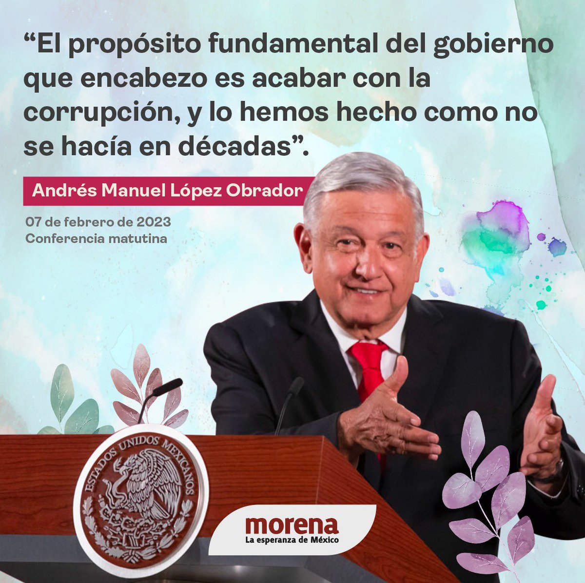 Morena On Twitter Nuestra Lucha Es Para Acabar Con La Corrupción