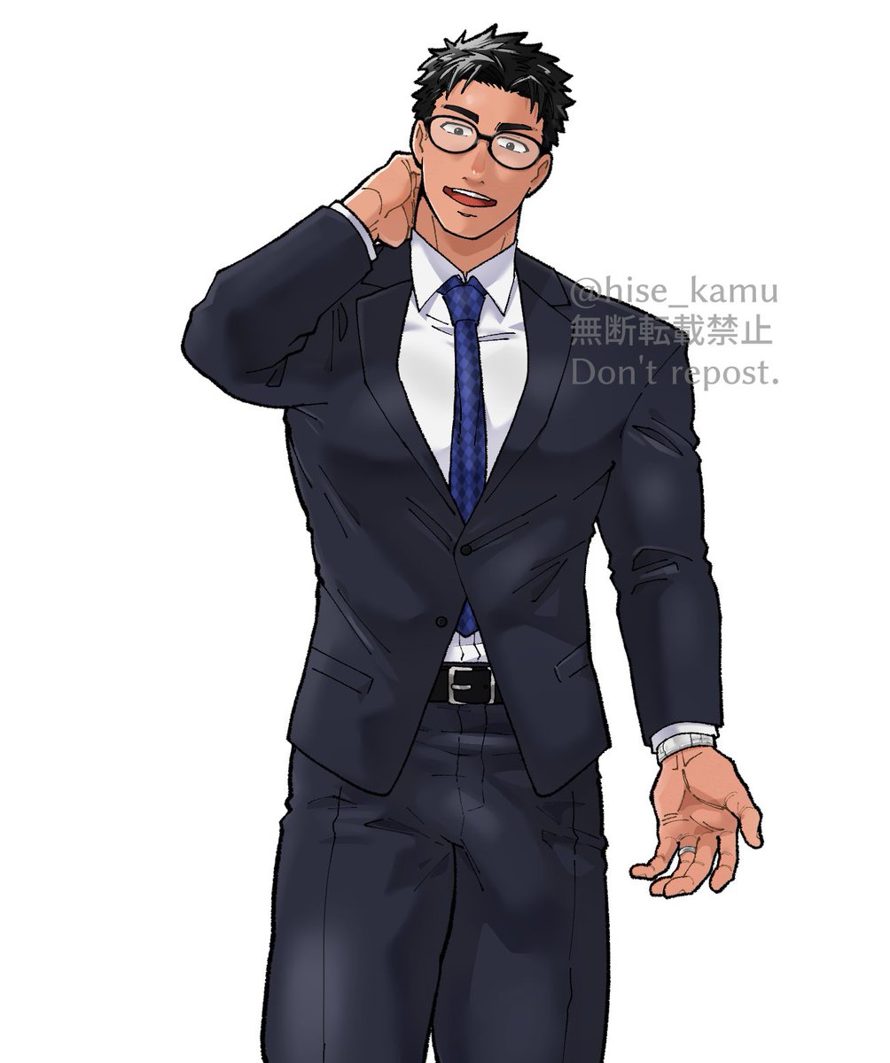 木蓮 on Twitter: "RT @hise_kamu: 【NSFW】 skebにて若パパリーマンの立ち絵を納品しました！ 納品分には白線差分つけてます！ こちらも後日まとめる予定です ...