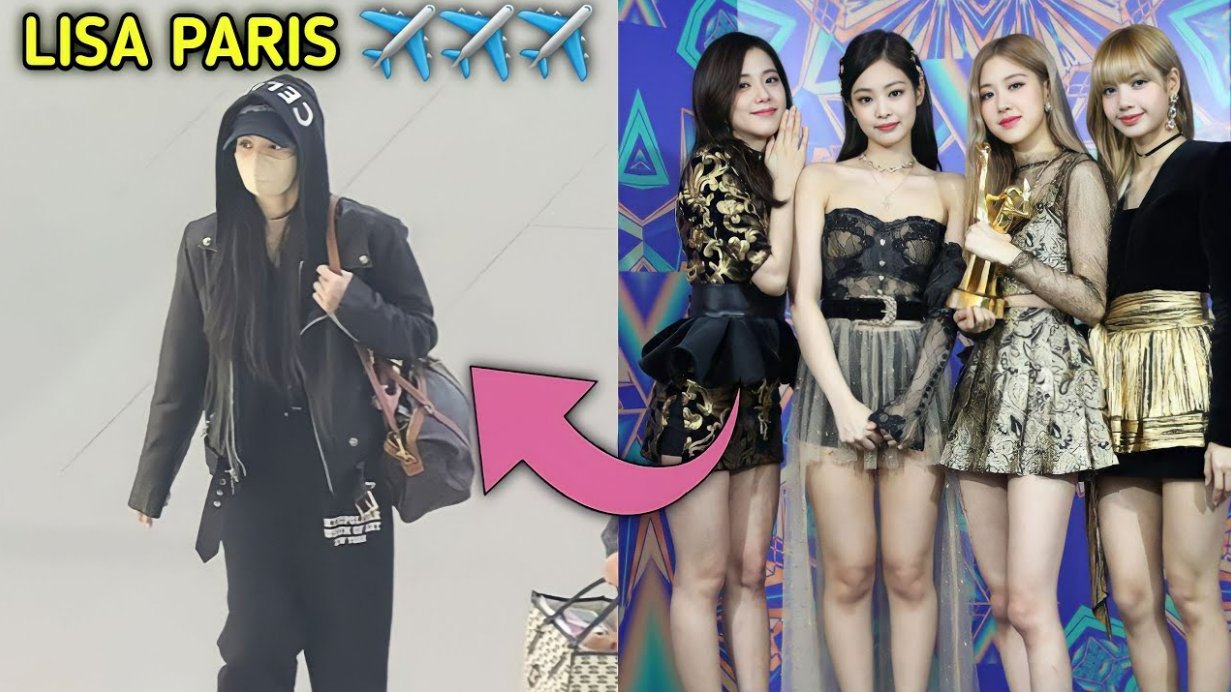 PannKorea on Twitter: "Lisa Airport Goes To Paris For Celine Event, Blackpink Wins Another Award ...