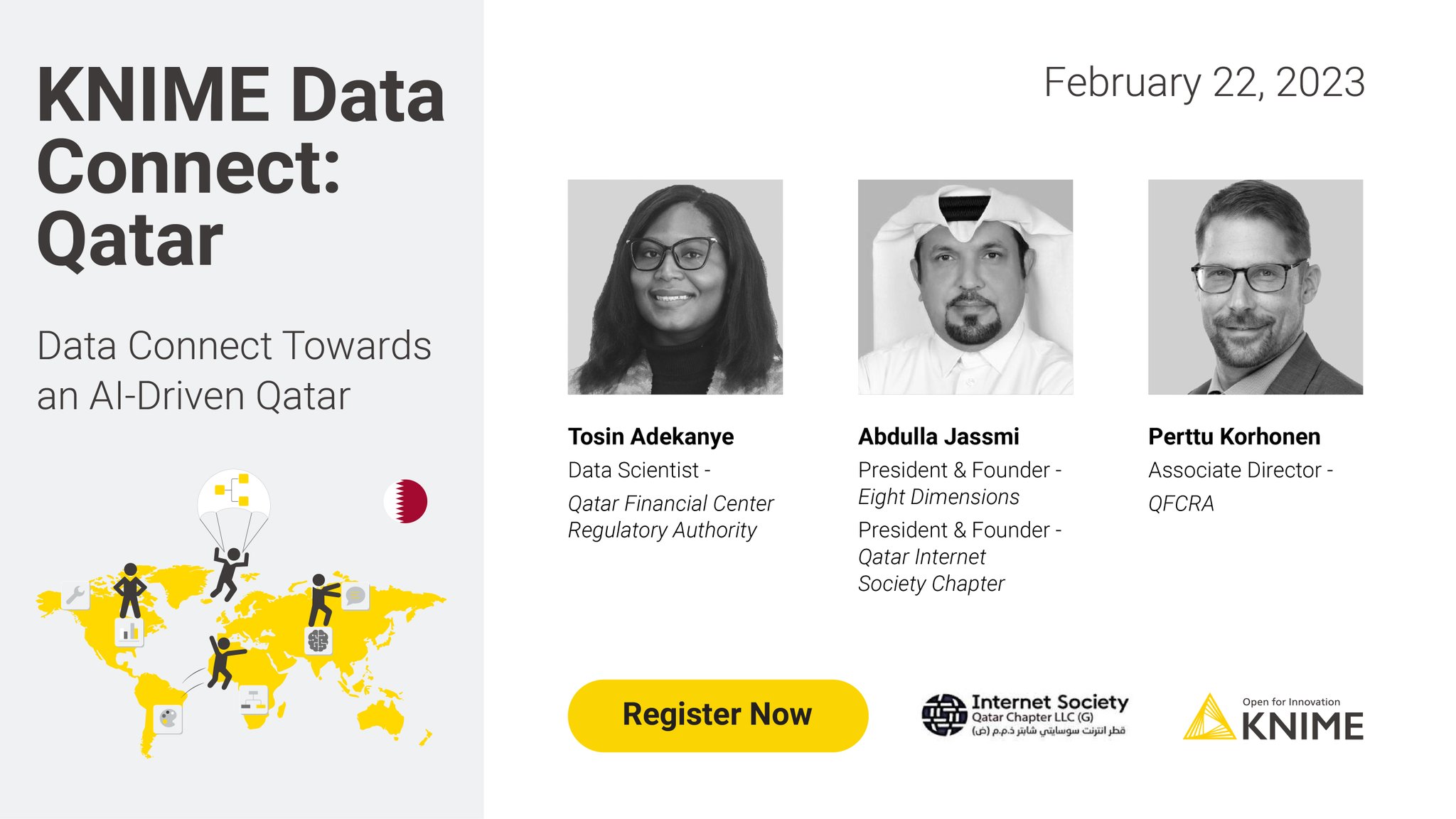 KNIME on Twitter: "Join us for #DataConnect: #Qatar which is organized by Qatar Internet Society ...