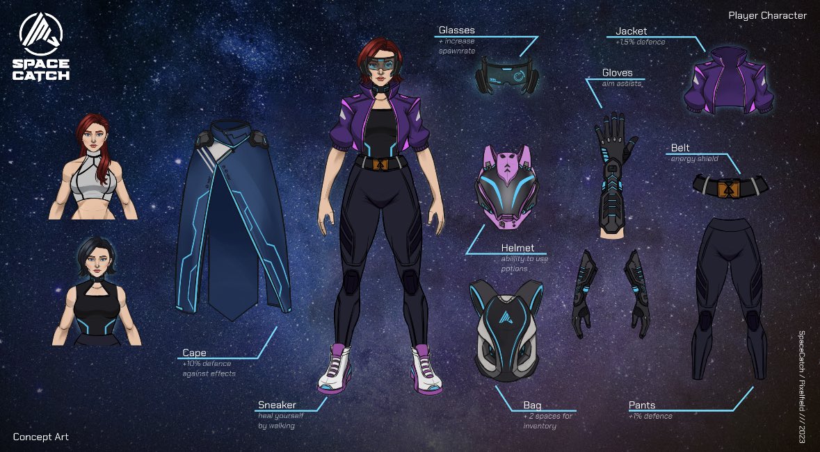 SpaceCatch on Twitter: "Good morning, #catchers🪐 Eve is now fully equipped, she can't wait to ...