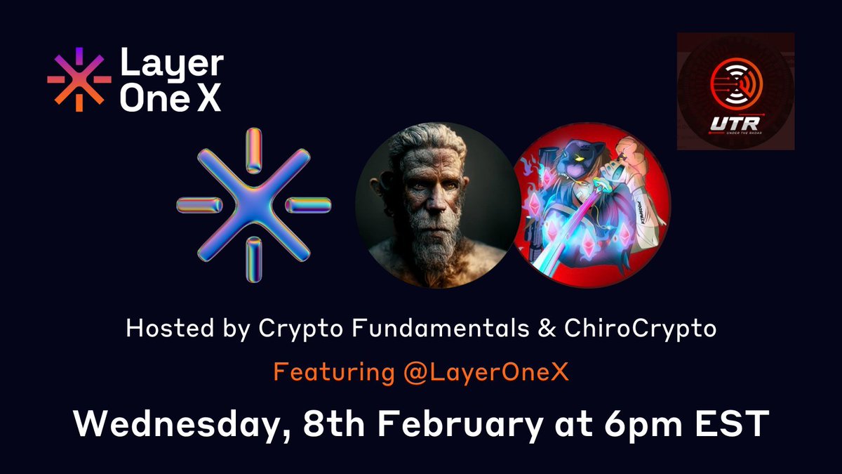 LayerOneX on Twitter: "We are really looking forward to joining @BlocksNThoughts and ...