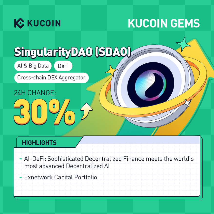 🤩 KuCoin Daily Highlights 🤩 🔥Trending Category: AI & Big Data🔥 🔥$SDAO ...