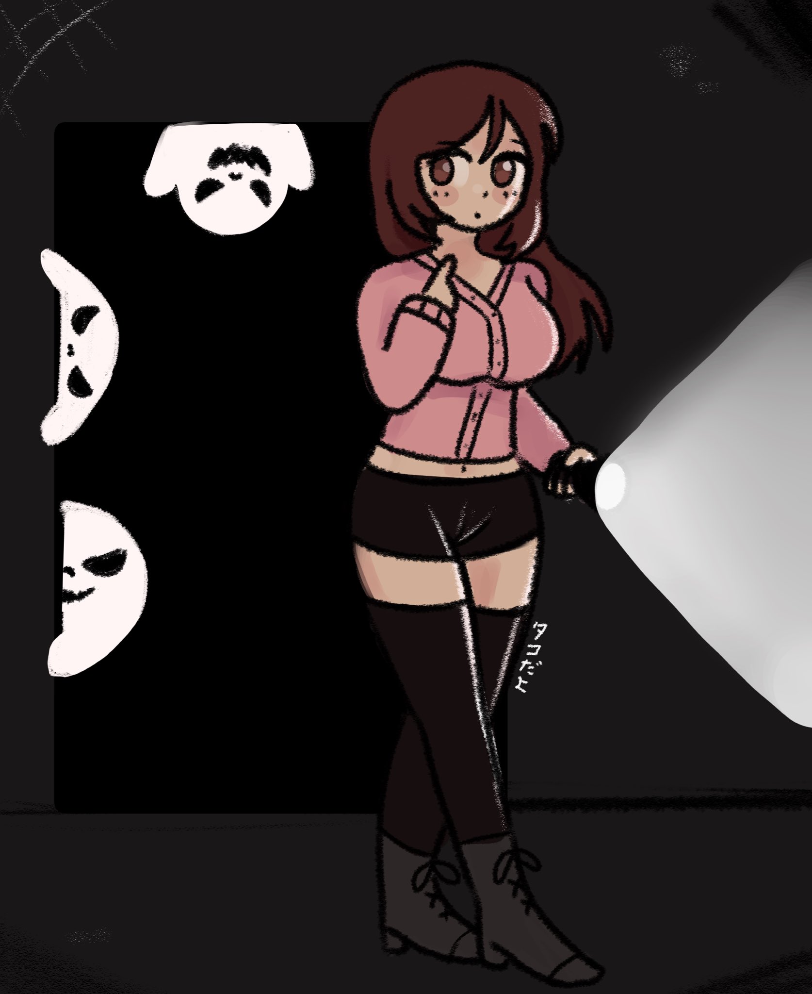 Octo_Ramune🔞 on Twitter: "Reposting Old Deleted Art Pt. 2 Emi’s Haunted House Adventure https ...