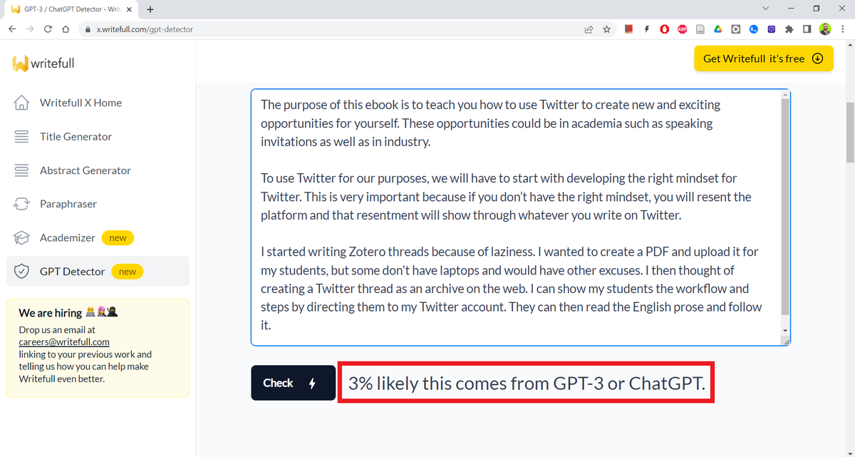 How to find out if a text has been written by a human or generated by ...