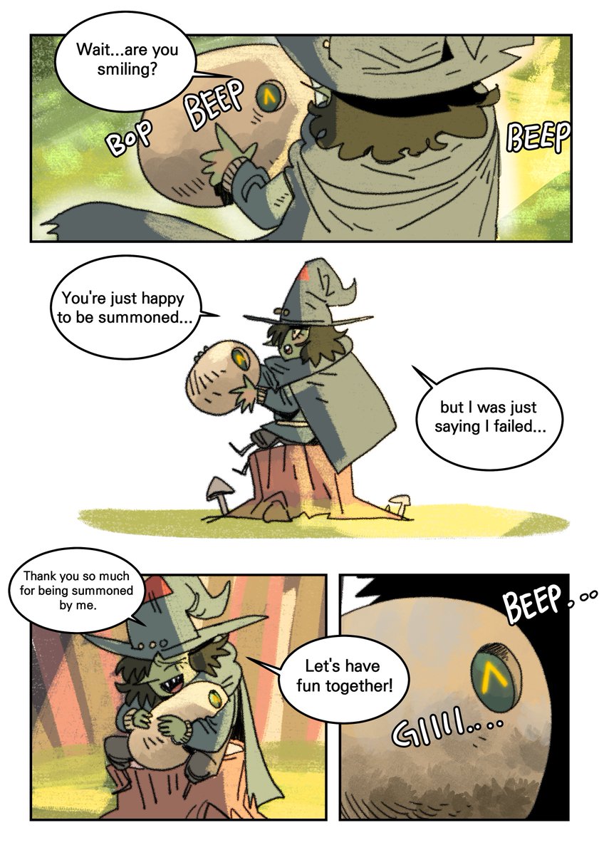 「I made shitty comics please enjoy Summoning(1/3) #comics」Govyの漫画