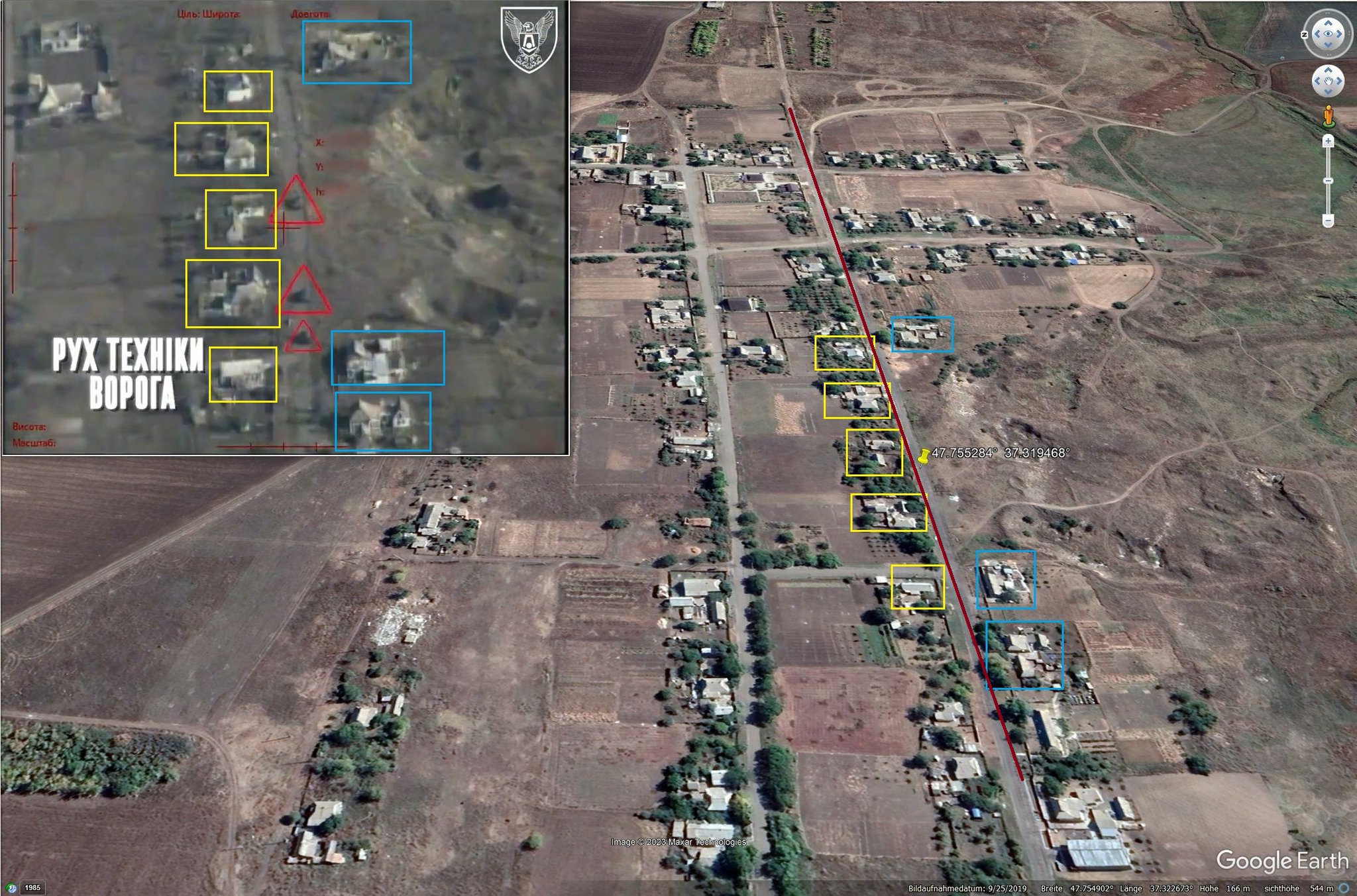 Toaster on Twitter: "@PaulJawin Mykil's'ke/ Микільське 0:00 47.755284° 37.319468° 0:26 47.757515 ...