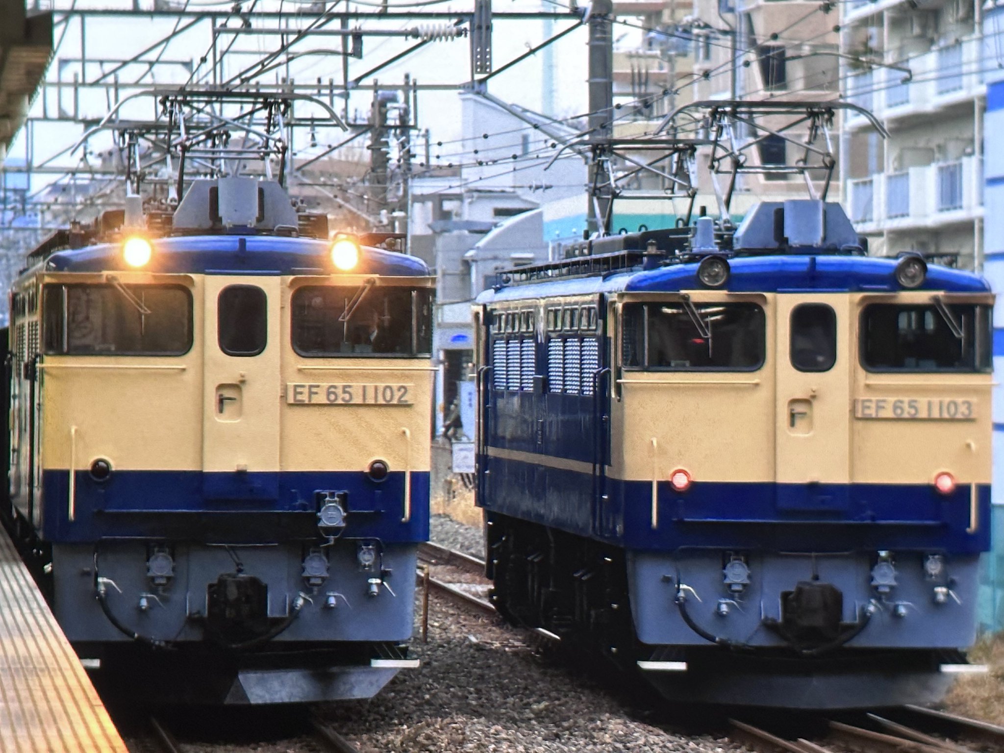 鈴芽鉄 on Twitter: "配8937 × 試単9534 EF65 1102 & 1103 成功☺️ https://t.co/IPT0rfhvhR" / Twitter