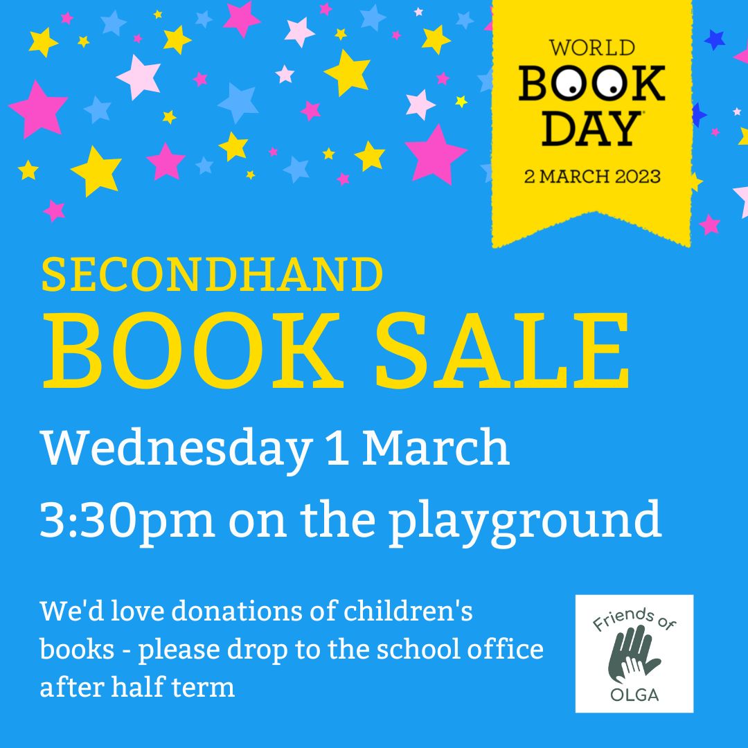 News Olga on Twitter: "Friends of Olga are pleased to announce we're hosting a World Book Day ...