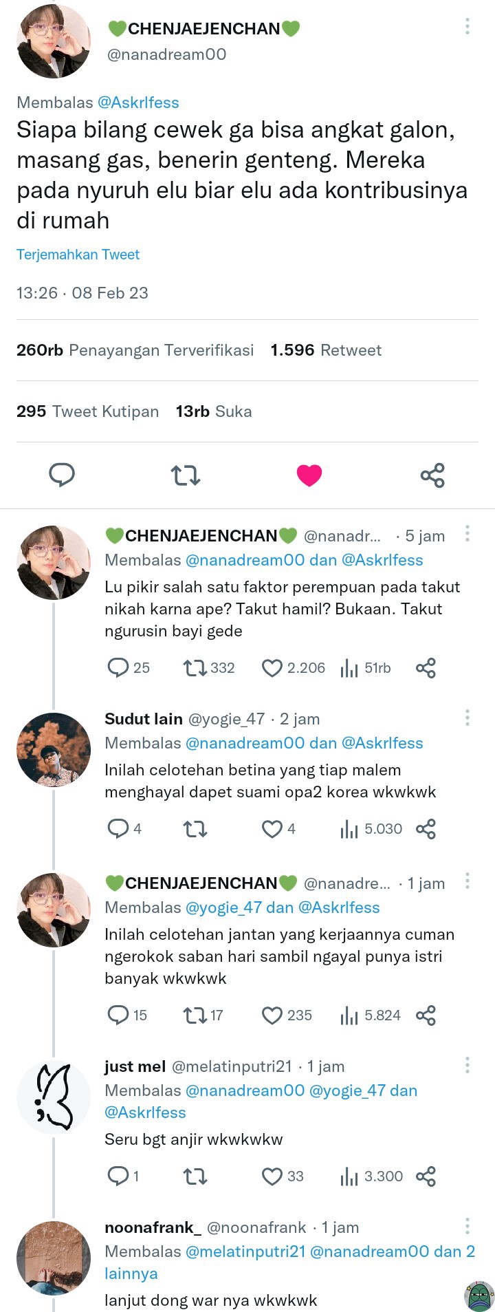 Tanyarl ㅡ 🚫 Rep OOT/JUALAN/LINK AFF on Twitter: "💚 kalo udah ada kelanjutannya jangan lupa kabar ...