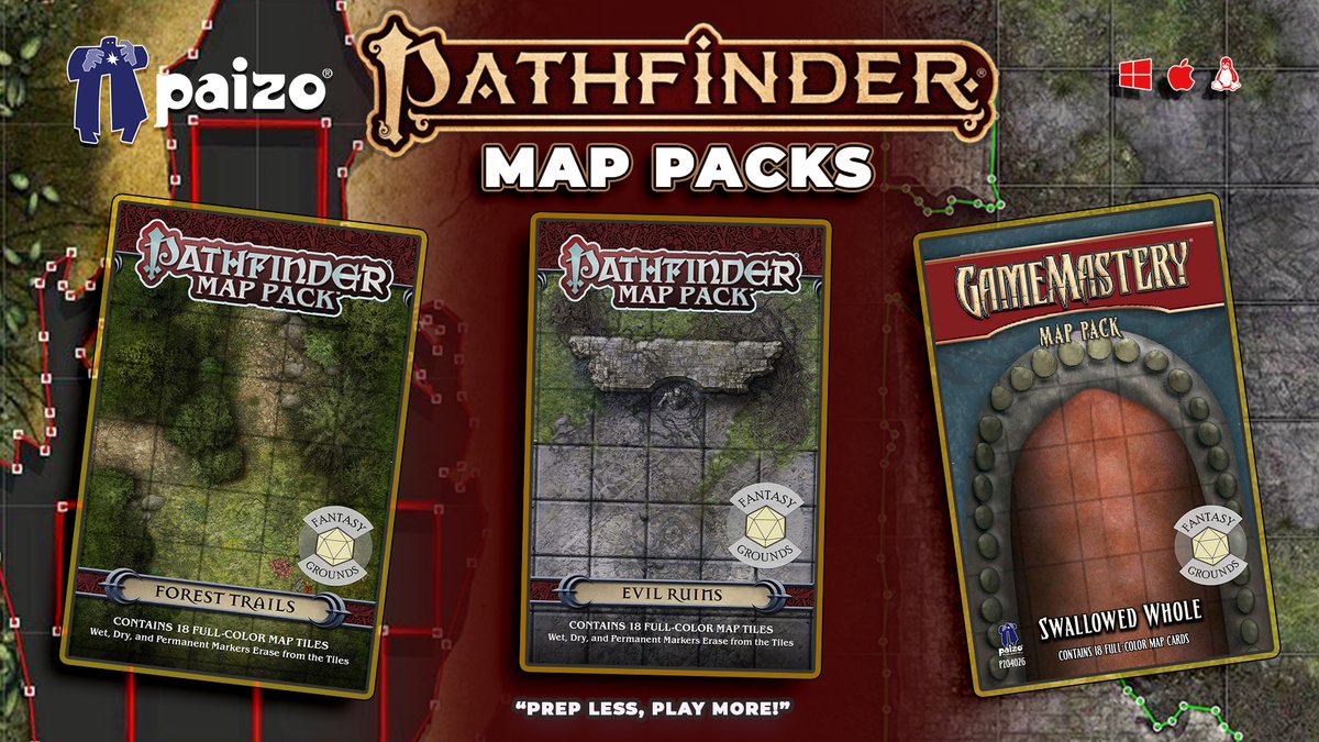 Fantasy Grounds on Twitter: "New Releases Paizo Map Packs GMs shouldn't waste their time ...