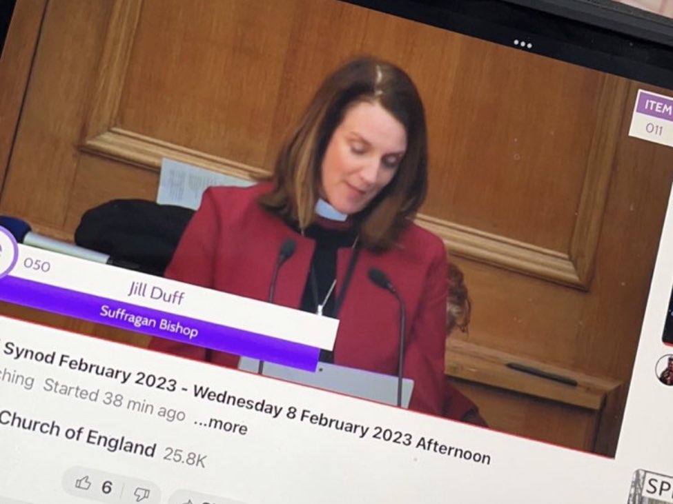 Rev Daniel French on Twitter: "Jill Duff bishop of Lancaster on #synod rightly says that you ...