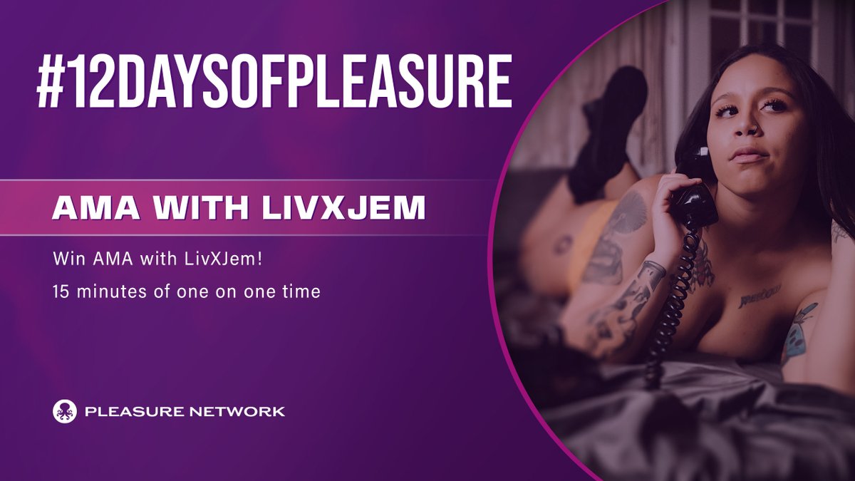 Pleasureland on Twitter: "#12DAYSOFPLEASURE 🔥 WIN a personal 1on1 AMA/Video Chat with the ...