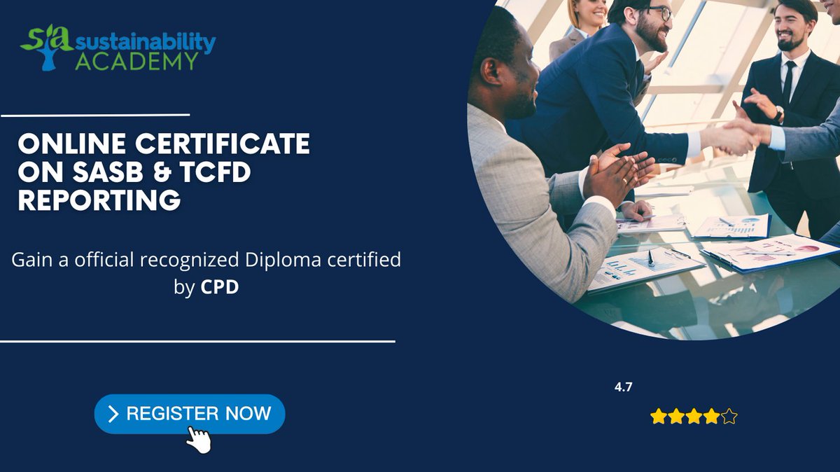 Center for Sustainability & Excellence (CSE) on Twitter: "Online Certificate on SASB & TCFD ...
