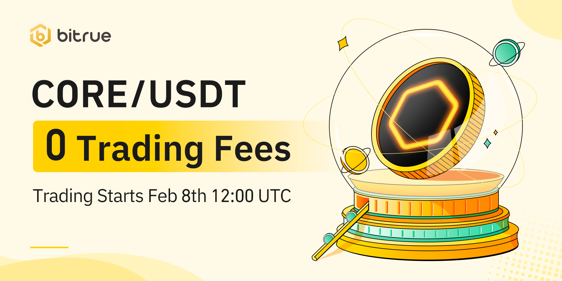 Bitrue on Twitter: "We're all ready to support the $CORE listing 🚀 @Coredao_Org Deposit to win ...