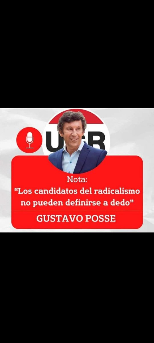 Radicales Con Posse On Twitter De Buenos Aires Pediremos Internas