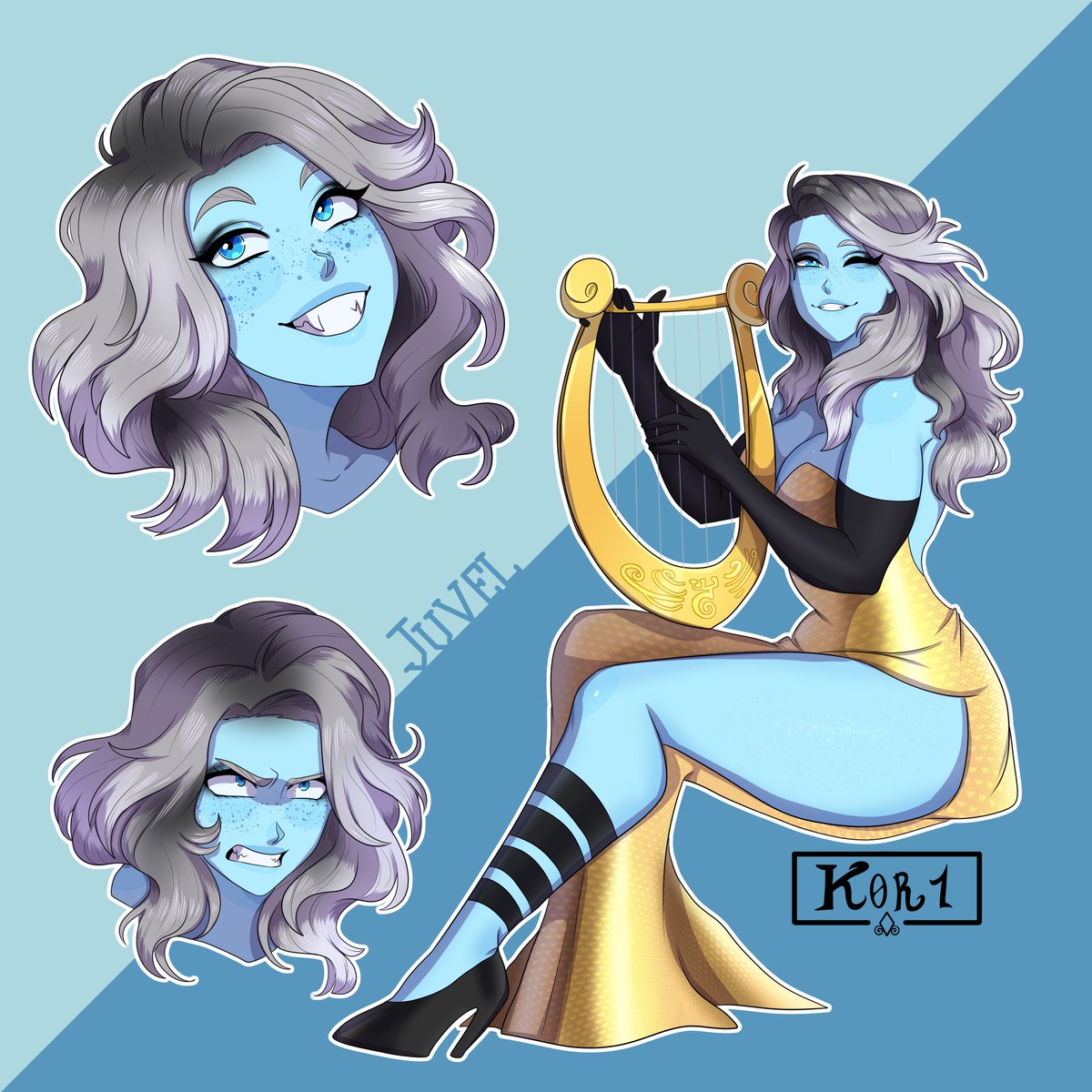 Danny K. Laursen on Twitter: "RT @RikaRini97: Juvel, Cloud Giant Bard (Commission) #art # ...