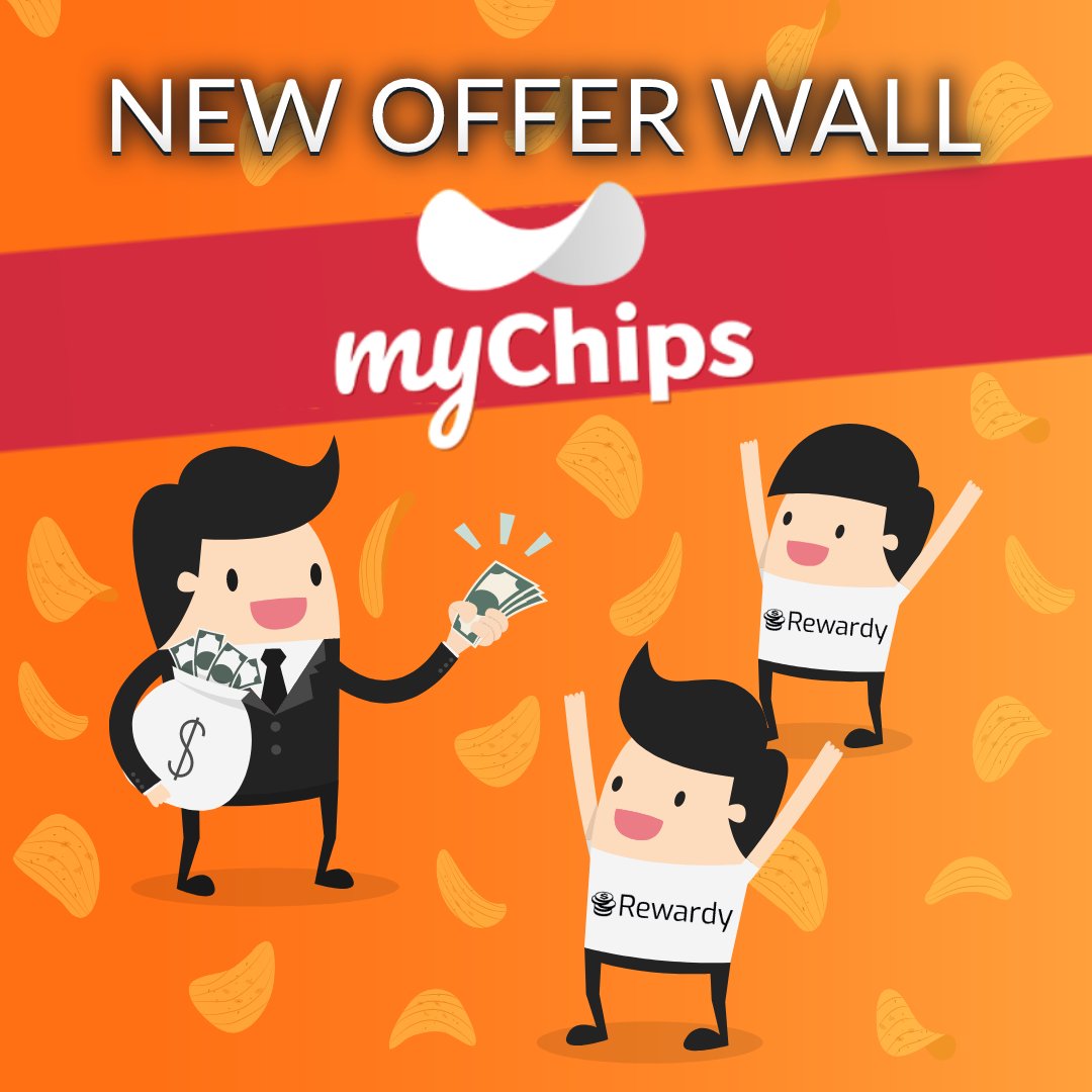 rewardy on Twitter: "📢 NEW OFFER WALL: myChips 🎮 Contains a unique Play 2 Earn section that is ...