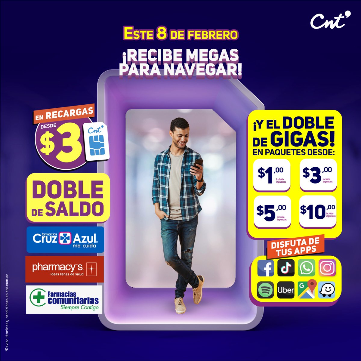 Cnt Ecuador On Twitter ¡con Cnt Las Sorpresas No Se Detienen 🎉😉