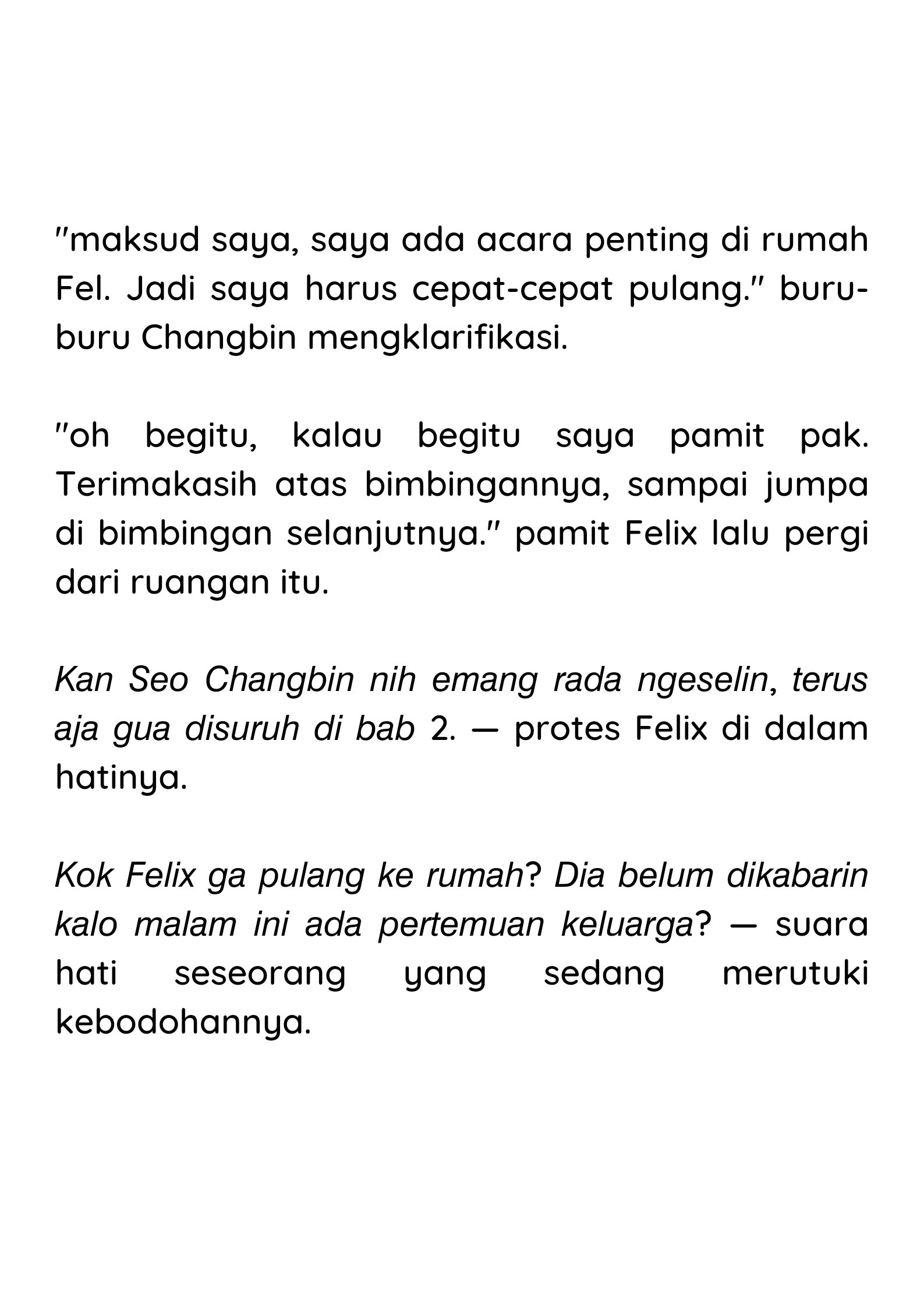 mya on Twitter: "—003. Ketakutan perihal bimbingan. https://t.co/jp91SkAwnq" / Twitter